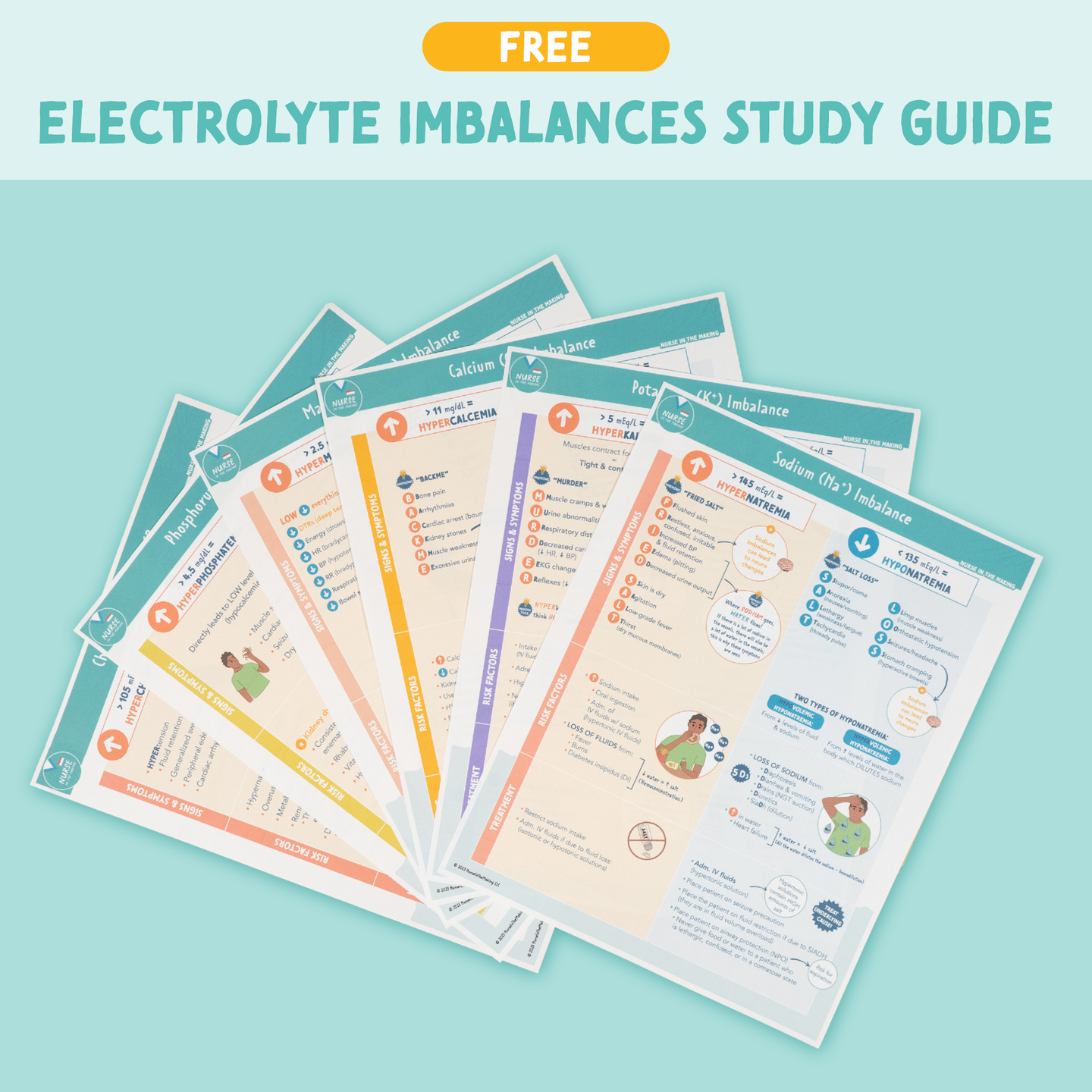 Free Study Guides – NurseInTheMaking