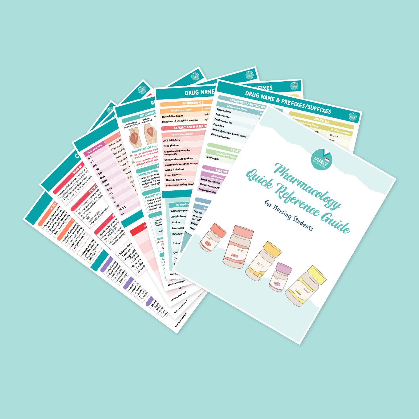 Pharmacology Cheat Sheet – NurseInTheMaking