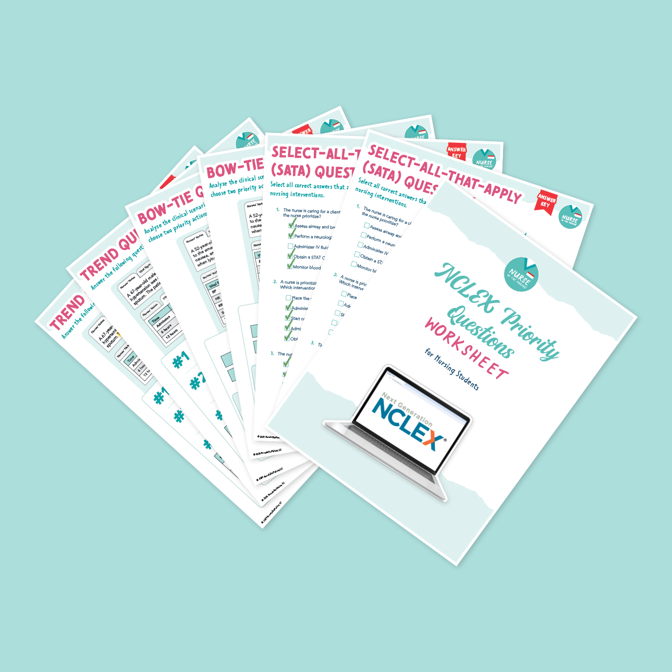 NCLEX Priority Questions Practice Sheet – NurseInTheMaking